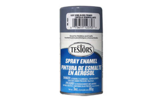 Primer #1237T Enamel - 3oz Spray - Testors 1237T | kingshobby.com