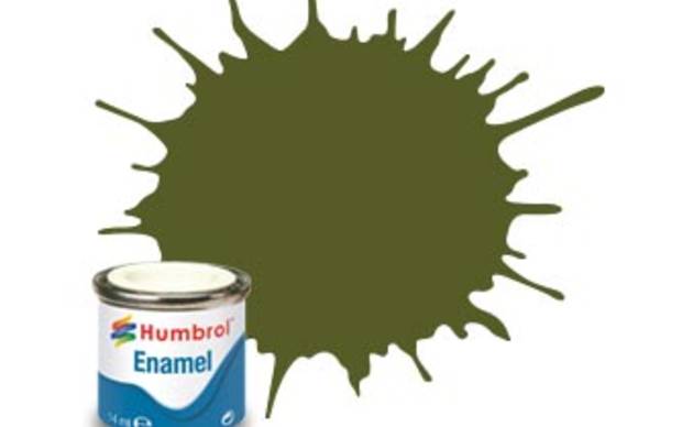 Dark Green Matt #149 Enamel - 14ml Tin - Humbrol AA1612 | kingshobby.com