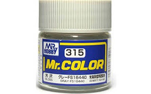 Gray FS16440 Gloss #C315 Acrylic - 10ml Bottle - Mr. Hobby C315 ...