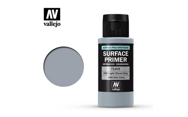 USN Light Ghost Grey - Surface Primer - 60ml bottle - Vallejo 73.615 ...