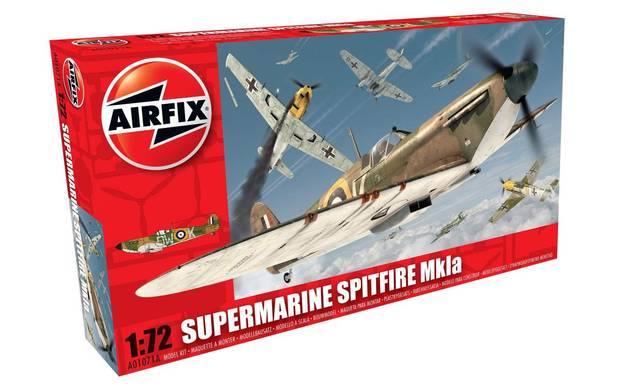 Supermarine Spitfire Mk.Ia - 1/72 Scale - Airfix A01071A | kingshobby.com