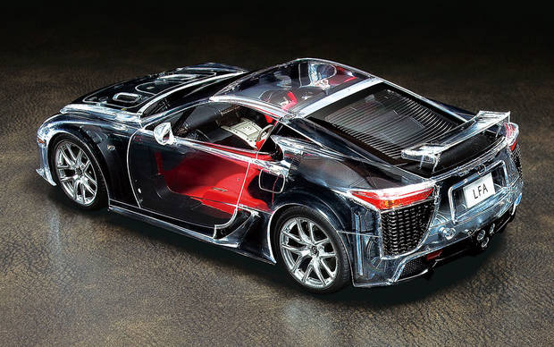 Lexus LFA - Full View - Tamiya 24325 | kingshobby.com