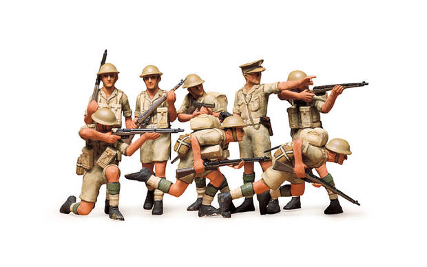British Eighth Army Infantry Kit - Tamiya 35032 | kingshobby.com