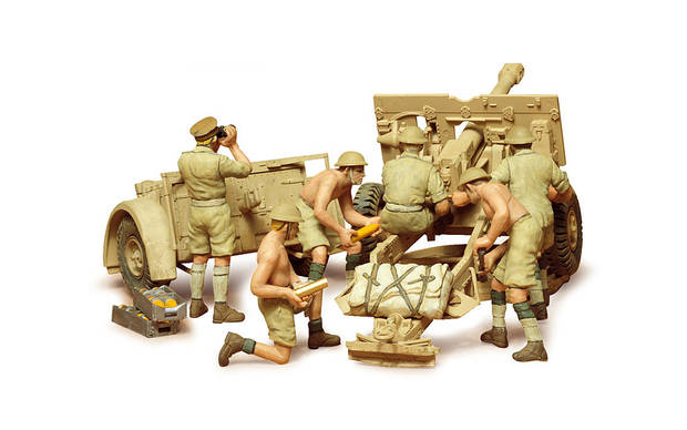 British 25 PDR Field Gun Kit - Tamiya 35046 | kingshobby.com