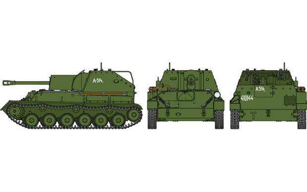 Russian Self-Propelled Gun - Tamiya 35348 | kingshobby.com