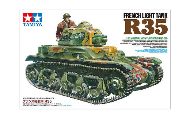 French Light Tank R35 - Tamiya 35373 | kingshobby.com