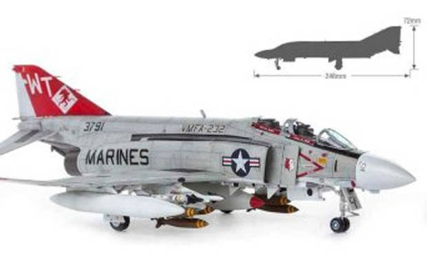 USMC F-4J, VMFA-232 Red Devils - Academy 12556 | kingshobby.com
