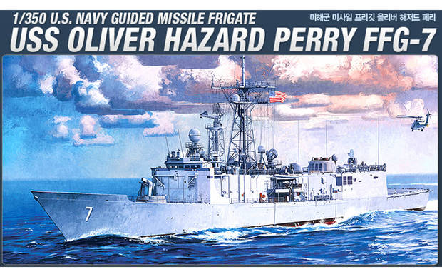 USS Oliver Hazard Perry FFG-7, U.S. Navy Guided Missile Frigate ...