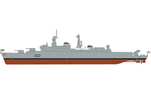 HMS Devonshire - Airfix A03202V | kingshobby.com