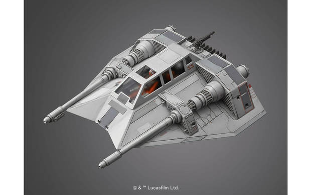 Snowspeeder, Modified Incom T-47 Airspeeder, Star Wars - Bandai 196692 ...