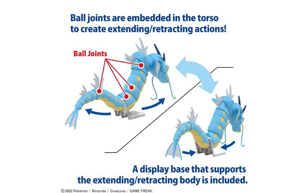 Pokemon Series #52 Gyarados / Leviator - Bandai 2638107 | kingshobby.com