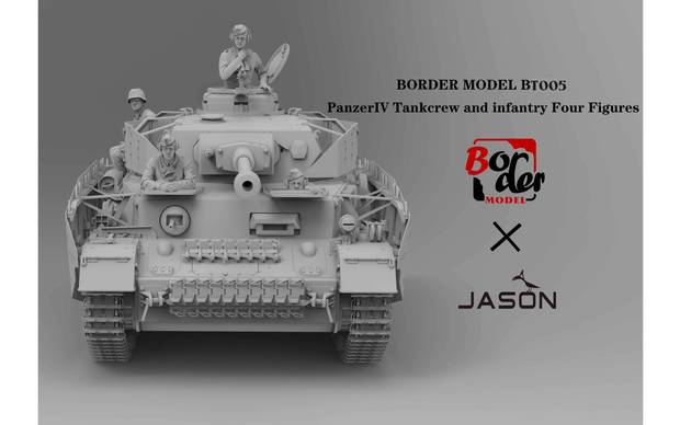 Panzer IV H Early/Middle with 4 Tank Crew - Border BT005 | kingshobby.com