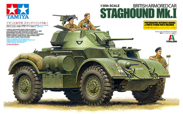 British Armored Staghound - Tamiya 89770 | kingshobby.com