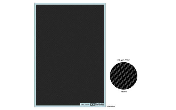 Carbon Pattern Decal Set - Twill Weave/Extra Fine - Tamiya 12682 ...