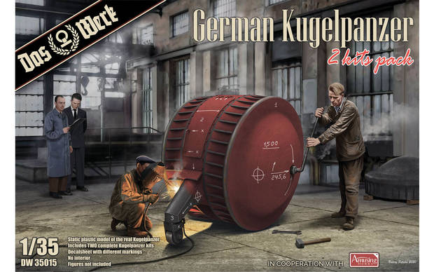 German Kugelpanzer (2 Kits Pack), The Real One - Das Werk DW35015 ...