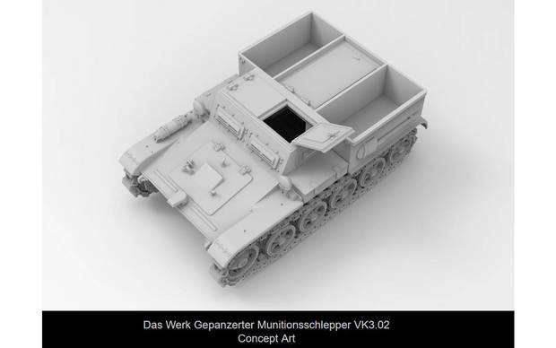 Gepanzerter Munitionsschlepper VK3.02 - Das Werk DW35016 | kingshobby.com