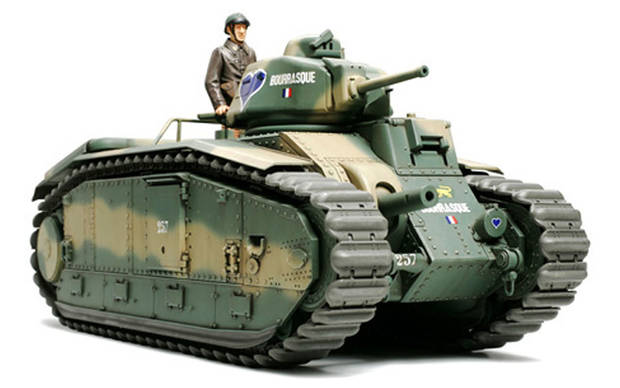 French Battle Tank CHAR B1 BIS - Tamiya 35282 | kingshobby.com
