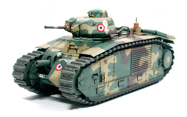 French Battle Tank CHAR B1 BIS - Tamiya 35282 | kingshobby.com