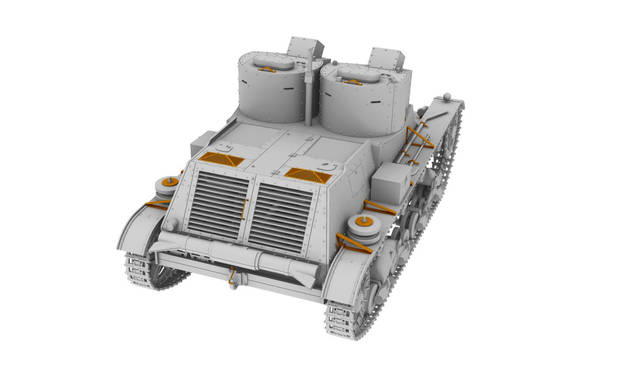 7TP Polish Tank - Twin Turret - Late production - IBG 35072 ...