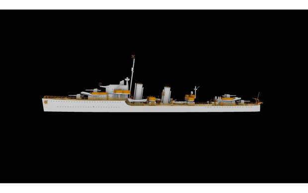 HMS Ilex 1942 British I-class destroyer - IBG 70011 | kingshobby.com