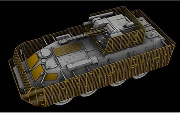 BTR-4E Ukrainian APC Modified Hull with Slat Armor - IBG 72152 ...
