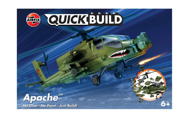 QUICK BUILD Apache Helicopter - Airfix J6004 | kingshobby.com