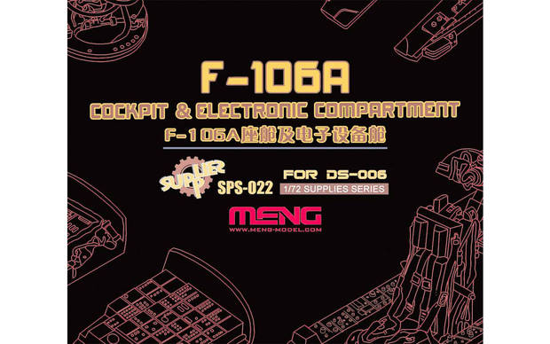 F-106A Cockpit & Electronic Compartment - Meng SPS-022 | kingshobby.com