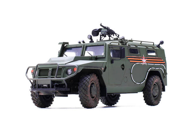 Russian GAZ 233115, Tiger-M, SpN SPV - Meng VS-008 | kingshobby.com