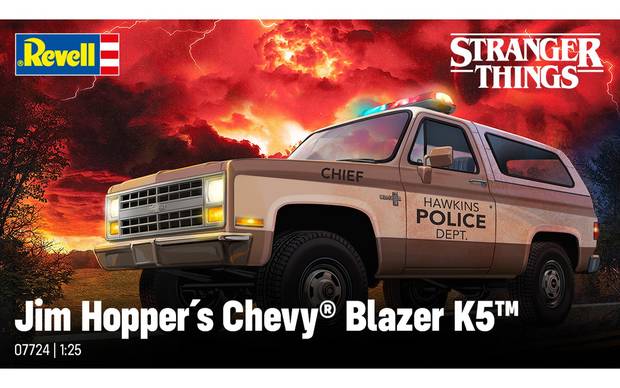 Stranger Things, Hopper's 1985 Chevrolet K5 Blazer - Revell 07724 ...