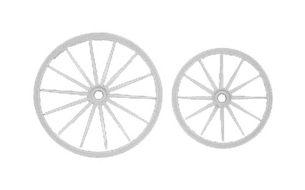 Western stagecoach wheel - Andrea S4-A40 | kingshobby.com