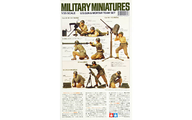 US Gun And Mortar Team Kit - Tamiya 35086 | kingshobby.com
