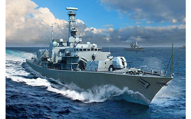 HMS Type 23 Frigate - Westminster (F237) - Trumpeter 06721 | kingshobby.com