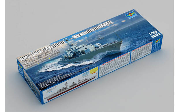 HMS Type 23 Frigate - Westminster (F237) - Trumpeter 06721 | kingshobby.com