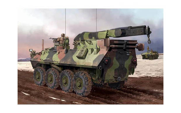 USMC LAV-R Light Armored Vehicle Recovery - Trumpeter 00370 ...