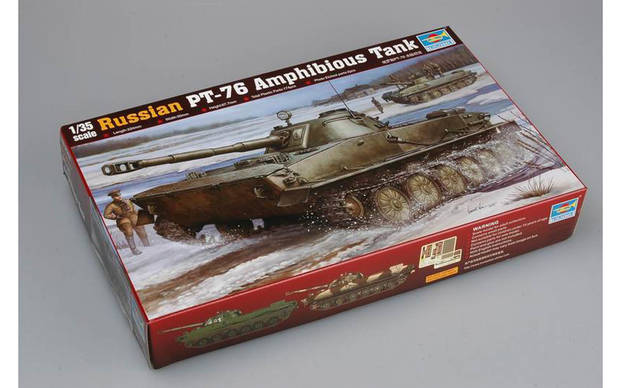 Russian PT-76, Amphibious Tank - Trumpeter 00380 | kingshobby.com
