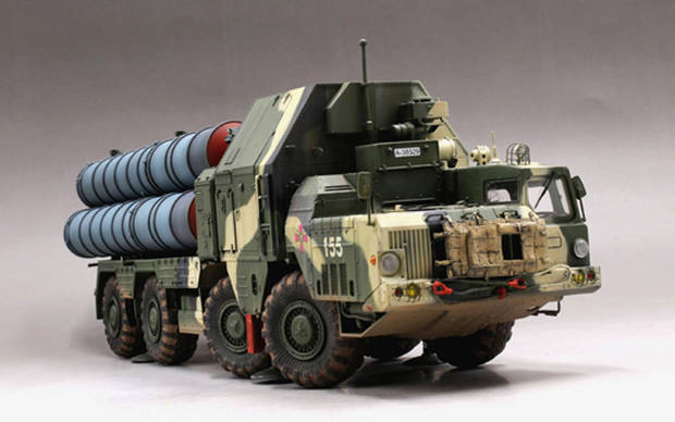 48N6E of 5P85S TEL S-300PMU SA-10 Grumble - Trumpeter 01038 ...