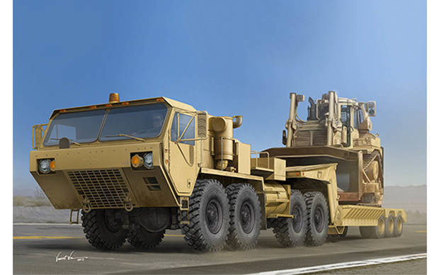 M983A2 HEMTT Tractor w/M870A1 Semi-Trailer - Trumpeter 01055 ...