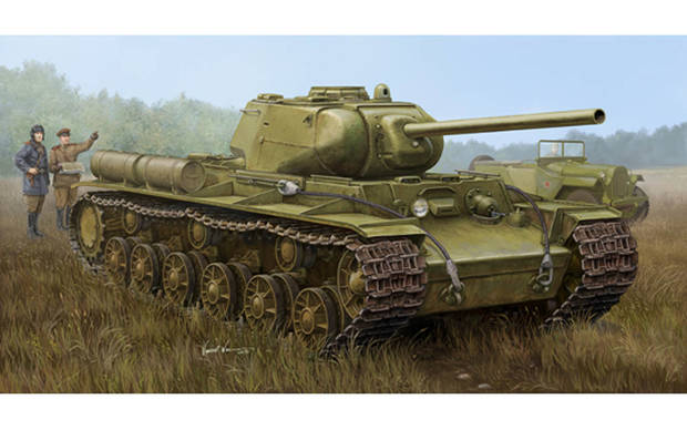 Soviet KV-1S/85 Heavy Tank - Trumpeter 01567 | kingshobby.com