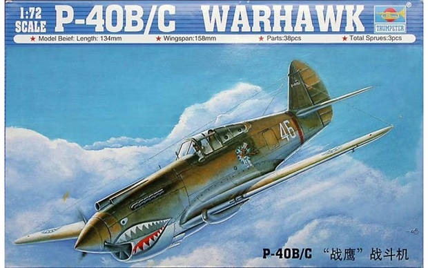 P-40B/C Warhawk - Trumpeter 01632 | kingshobby.com