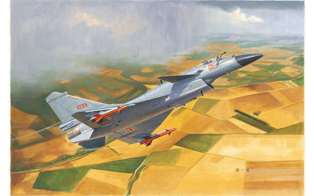 Chinese J-10B - Trumpeter 01651 | kingshobby.com