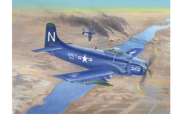 A-1D, AD-4, Skyraider - Trumpeter 02252 | kingshobby.com