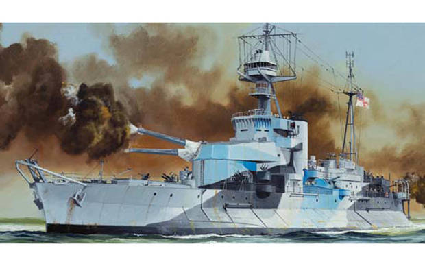 HMS Roberts Monitor - Trumpeter 05335 | kingshobby.com