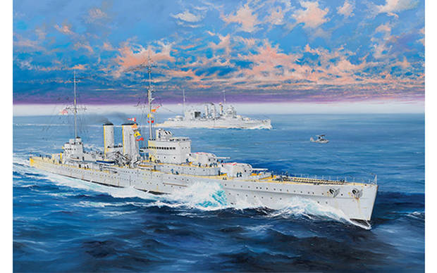 HMS Exeter - Trumpeter 05350 | kingshobby.com