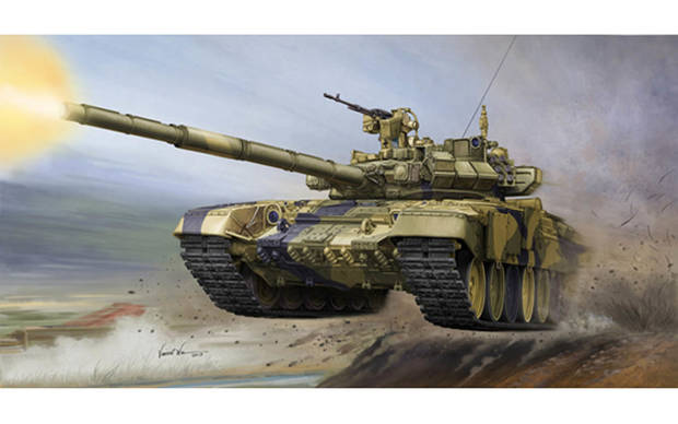 Russian T-90 MBT, Cast Turret - Trumpeter 05560 | kingshobby.com