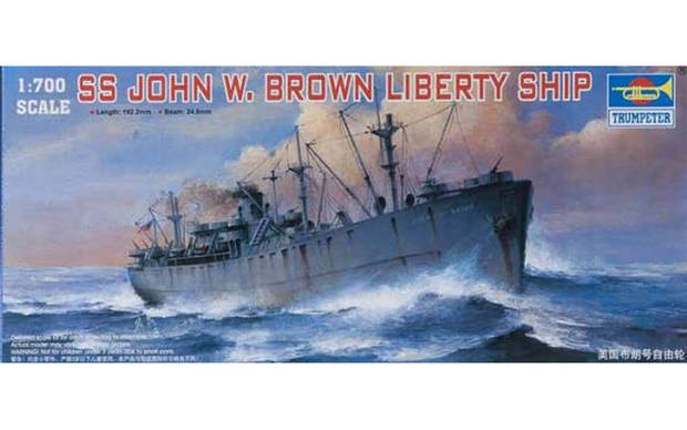 SS John W Brown Liberty Ship - Trumpeter 05756 | kingshobby.com