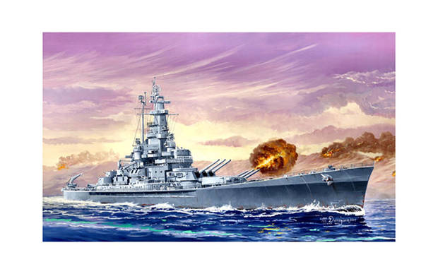 USS Massachusetts BB-59 - Trumpeter 05761 | kingshobby.com