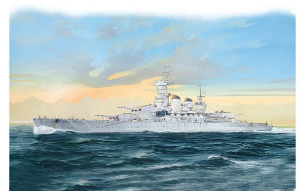 Italian Navy Battleship RN Littorio 1941 - Trumpeter 05778 | kingshobby.com