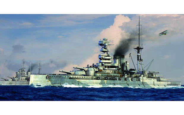 HMS Barham 1941 - Trumpeter 05798 | kingshobby.com