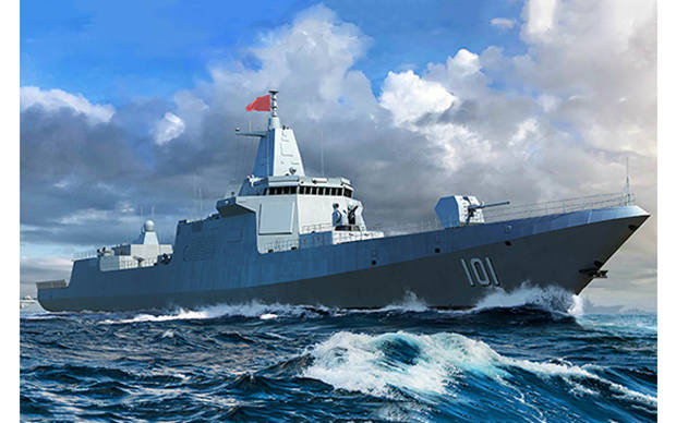 PLA Navy Type 055 Destroyer - Trumpeter 06729 | kingshobby.com