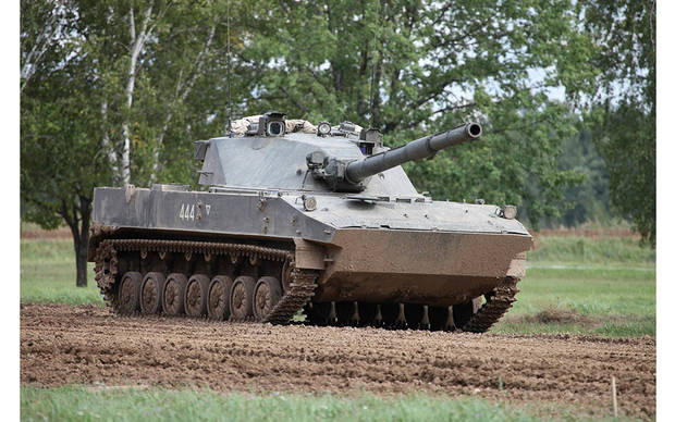 2S25 Sprut-SD Amphibious Light Tank - Trumpeter 09599 | kingshobby.com